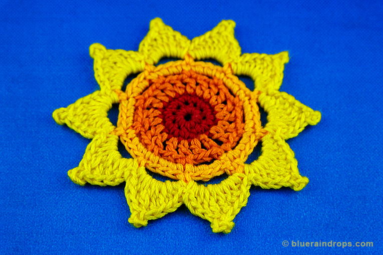 Crochet Winter Sun | FaveCrafts.com