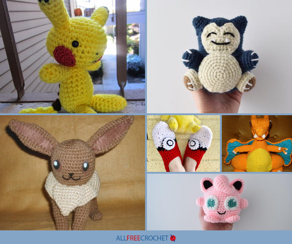 27 Pokemon Crochet Patterns | AllFreeCrochet.com