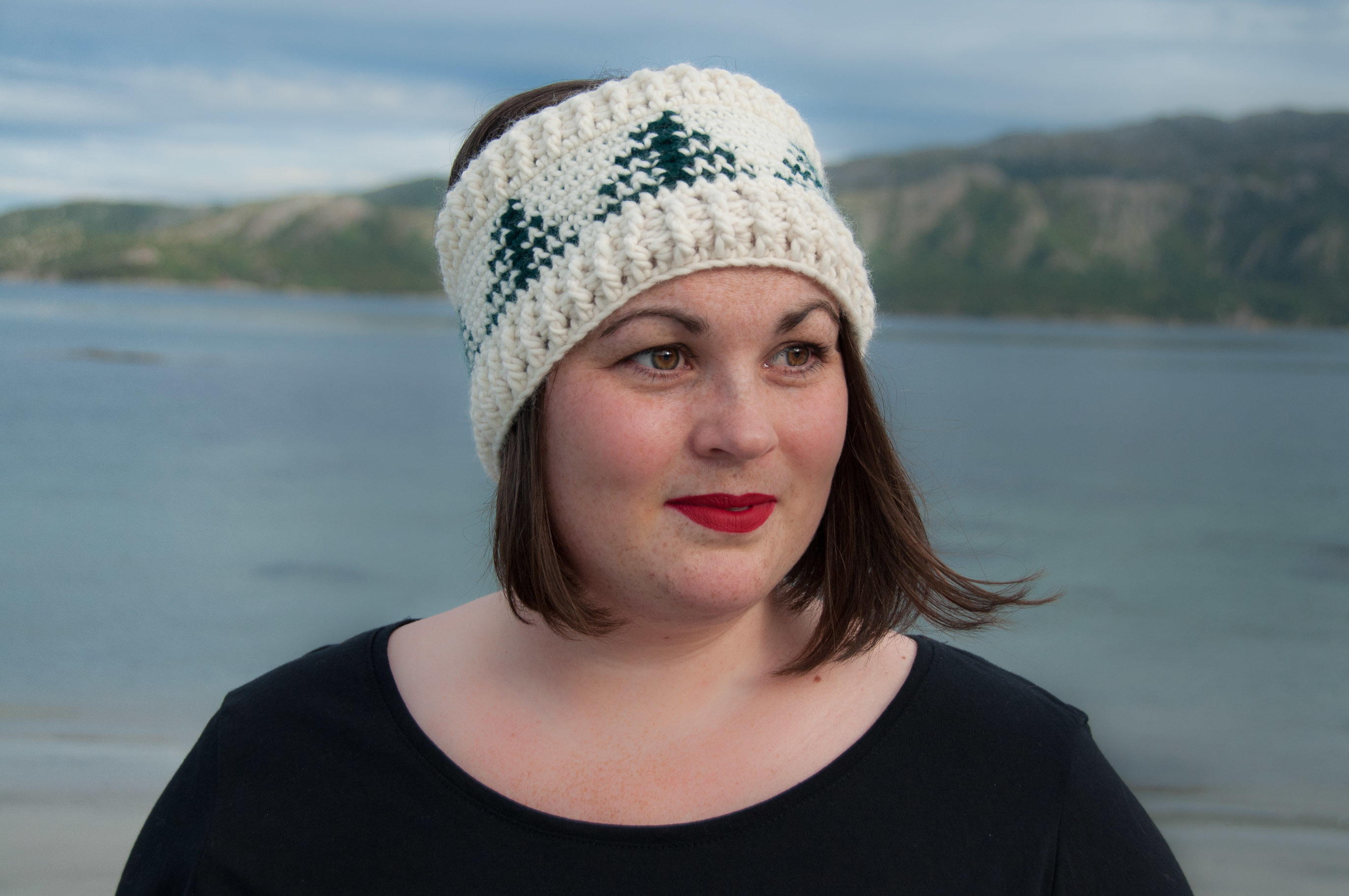 Christmas Trees Crochet Headband | FaveCrafts.com