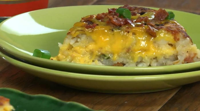 Loaded Layered Hash Browns | MrFood.com