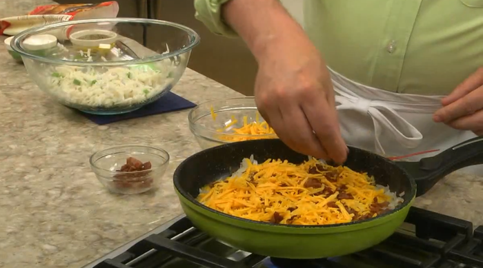 Loaded Layered Hash Browns | MrFood.com