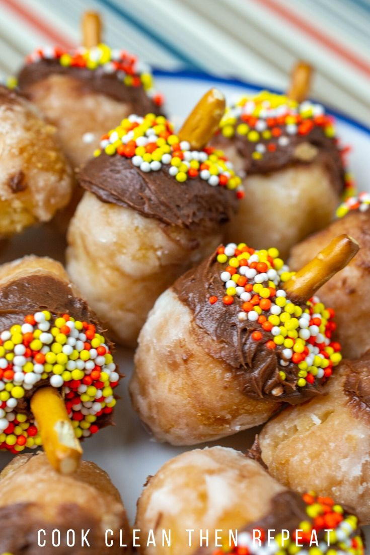 Acorn Donut Holes Recipe | RecipeLion.com