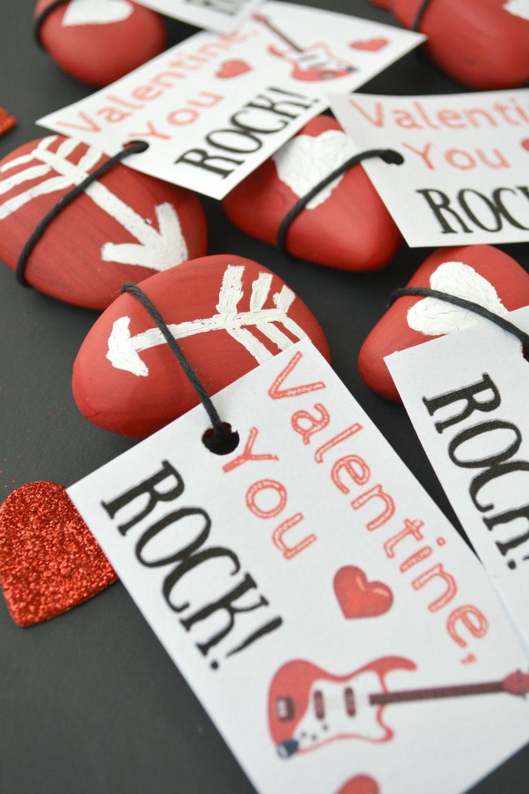 You Rock Valentine + Printable | FaveCrafts.com