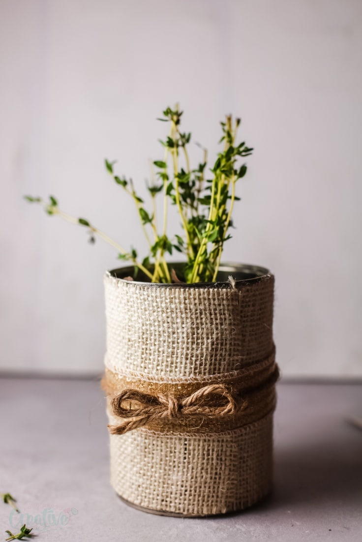 Diy Herb Pot | CheapThriftyLiving.com