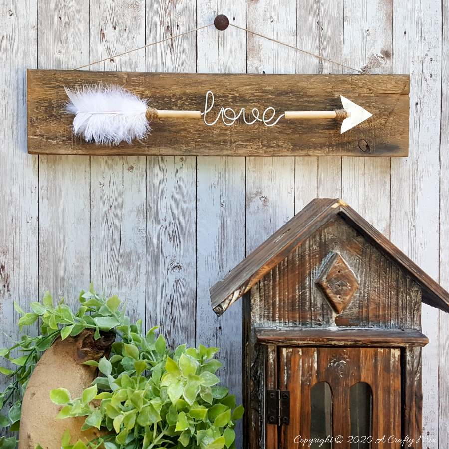 Diy Love Arrow Decor | FaveCrafts.com