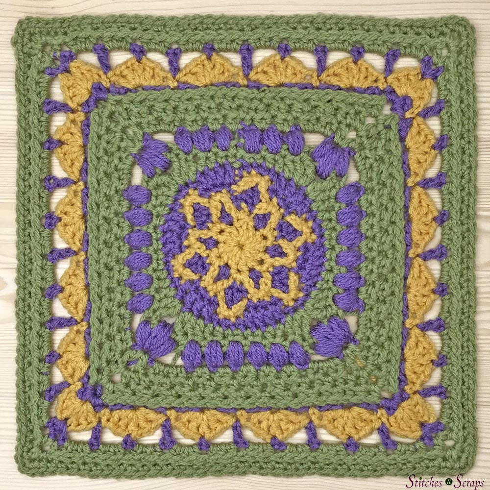 Supernova Square | AllFreeCrochet.com