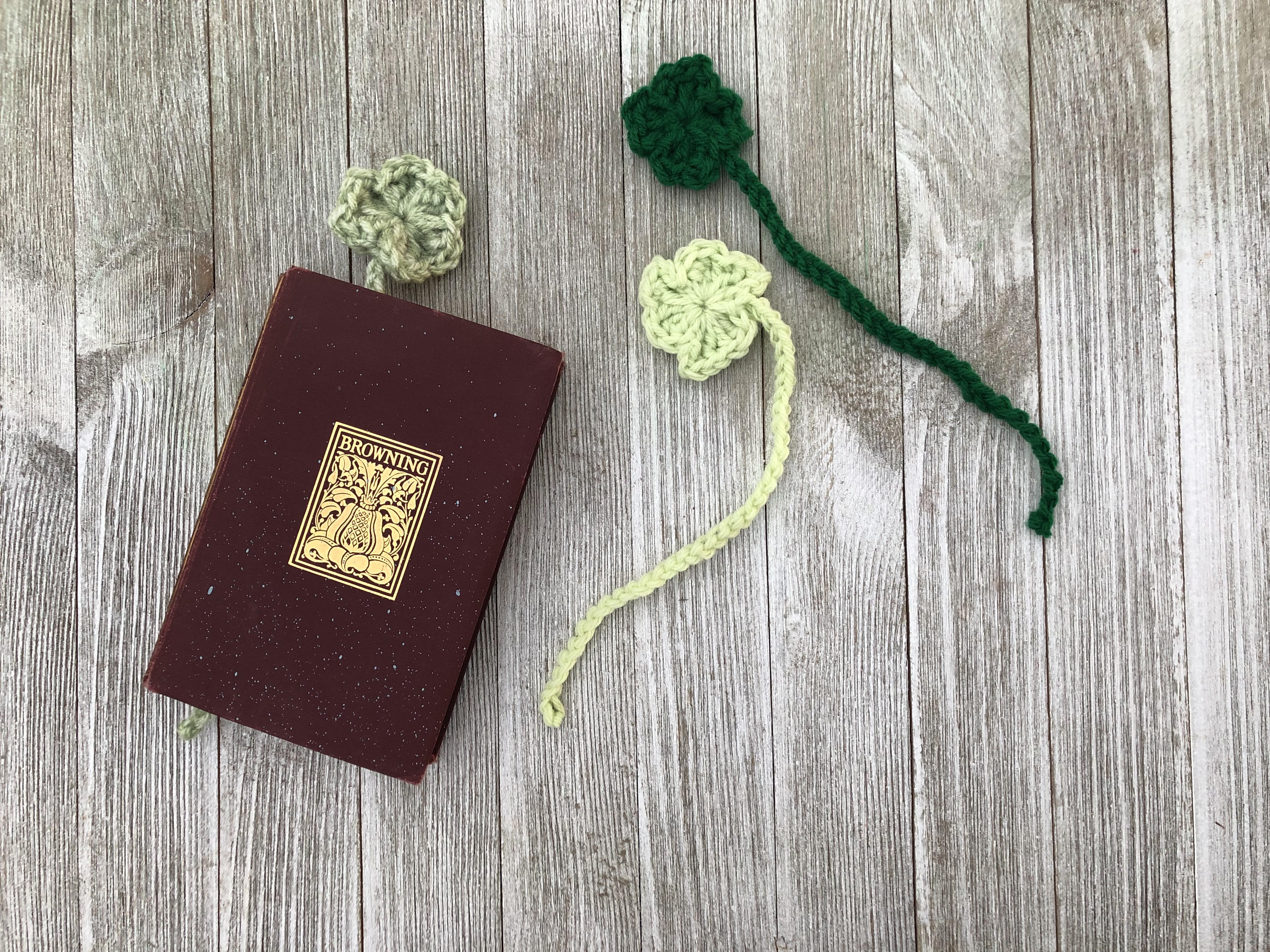 Shamrock Bookmark | AllFreeCrochet.com