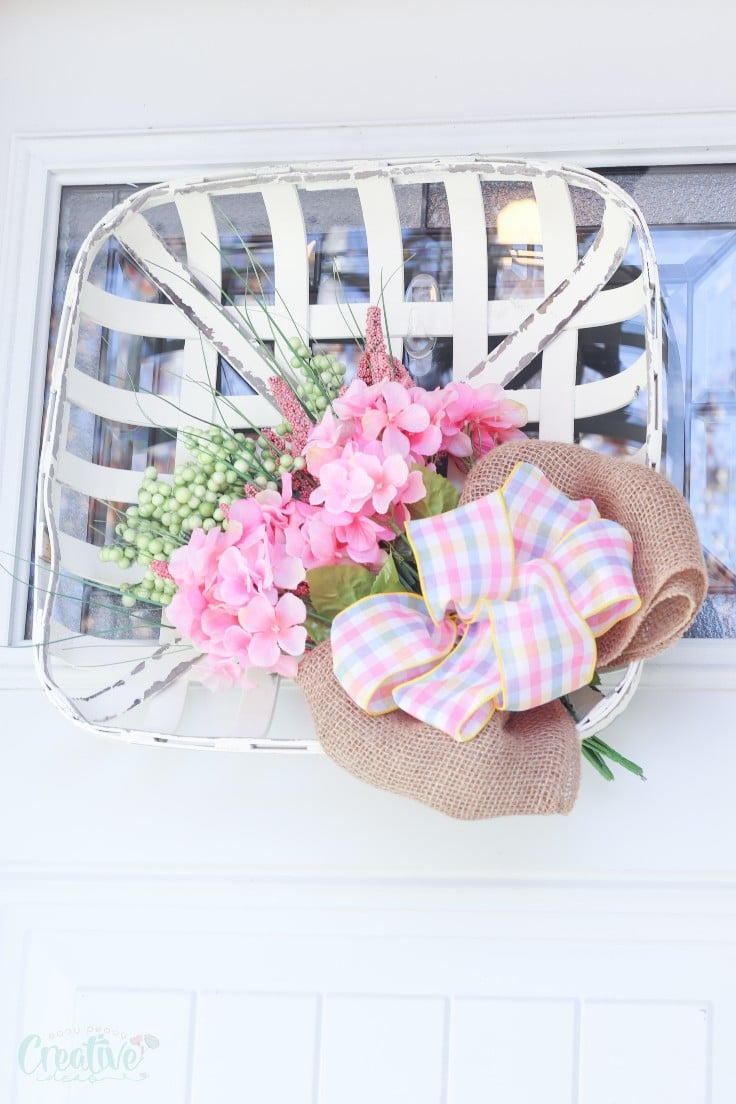 Tobacco Basket Wreath | DIYIdeaCenter.com