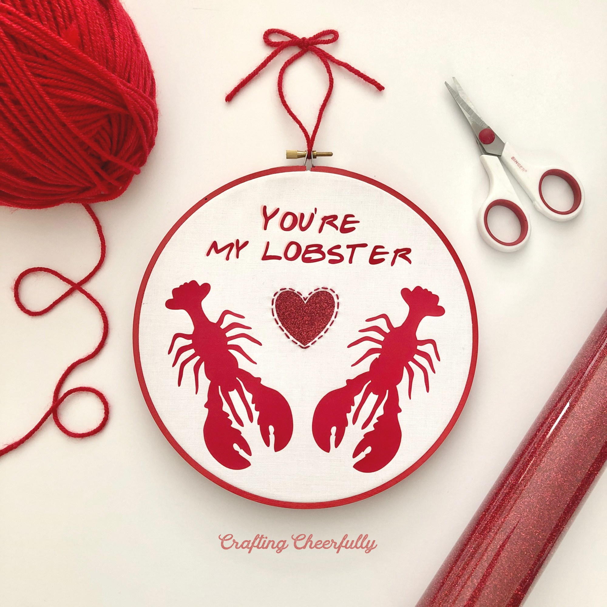 Friends-Inspired Embroidery Hoop | AllFreeSewing.com