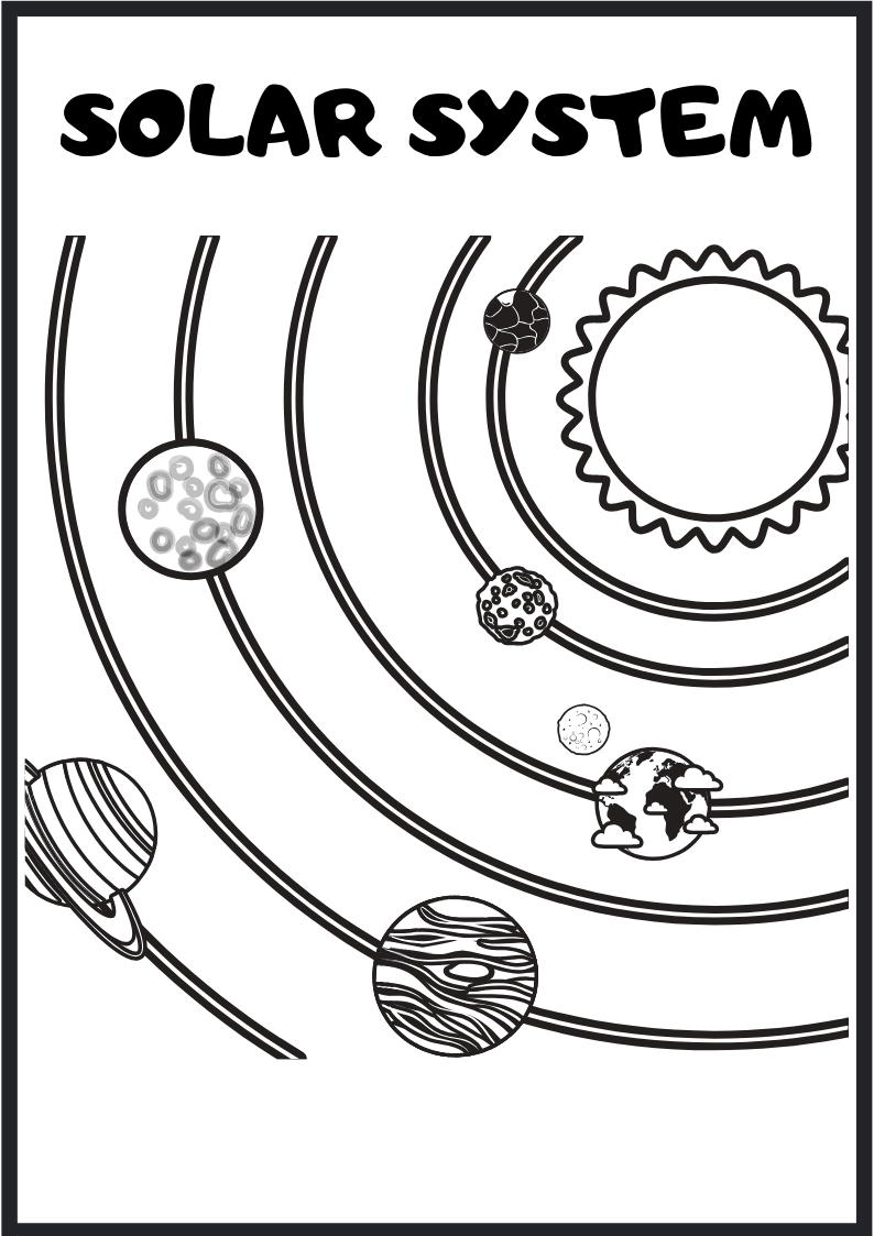 Free Outer Space Coloring Pages And Activity Sheet | FaveCrafts.com