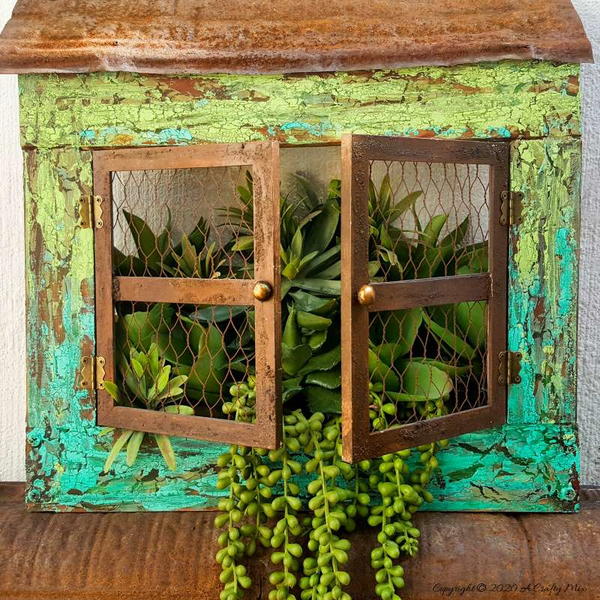 Spilling Window Planter | DIYIdeaCenter.com