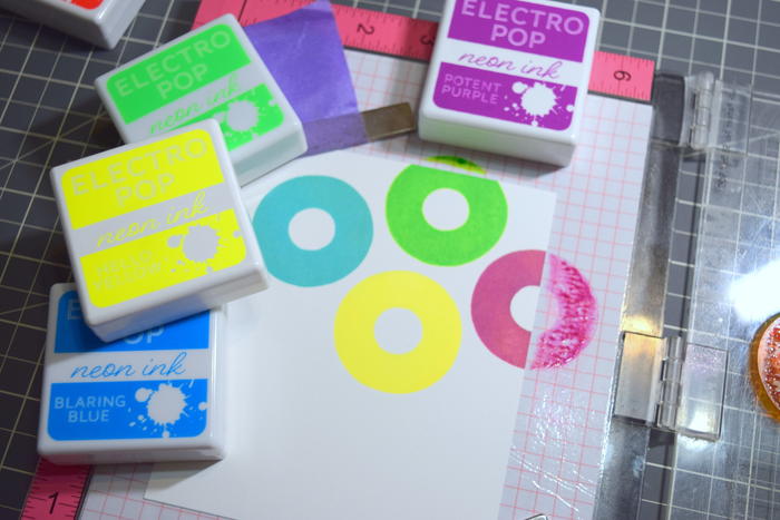 Neon Happy Birthday Card | FaveCrafts.com