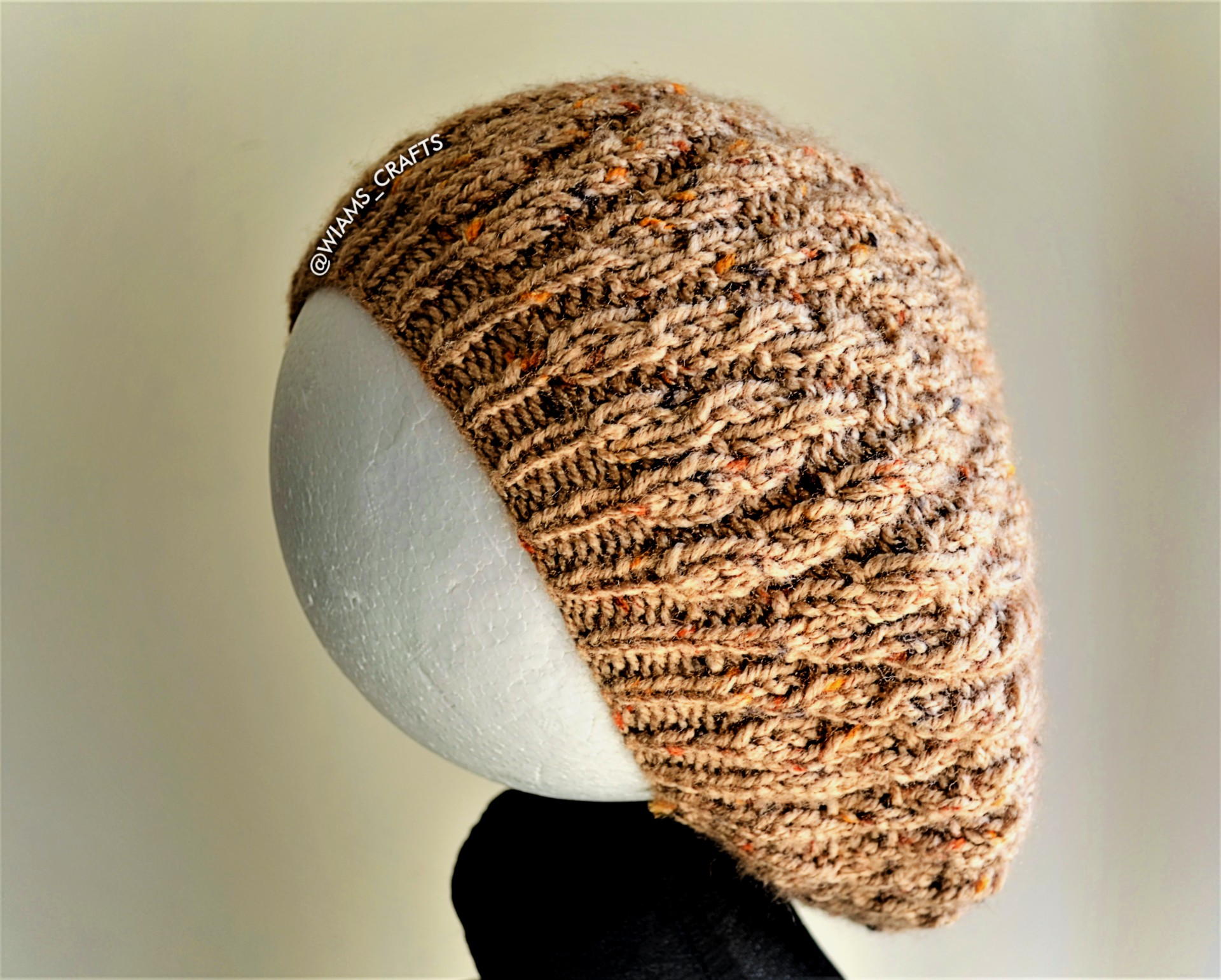 Carrot Cake Beanie | AllFreeKnitting.com