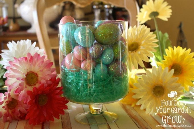 Simple Spring Centerpiece | AllFreeKidsCrafts.com