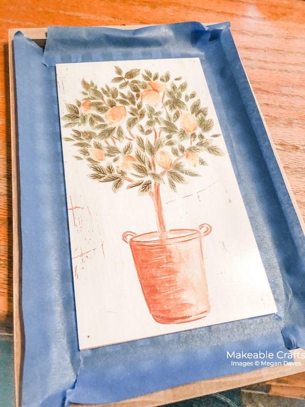 Buffalo Print Remade Wall Art | FaveCrafts.com