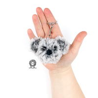 Crochet Koala Keychain | FaveCrafts.com