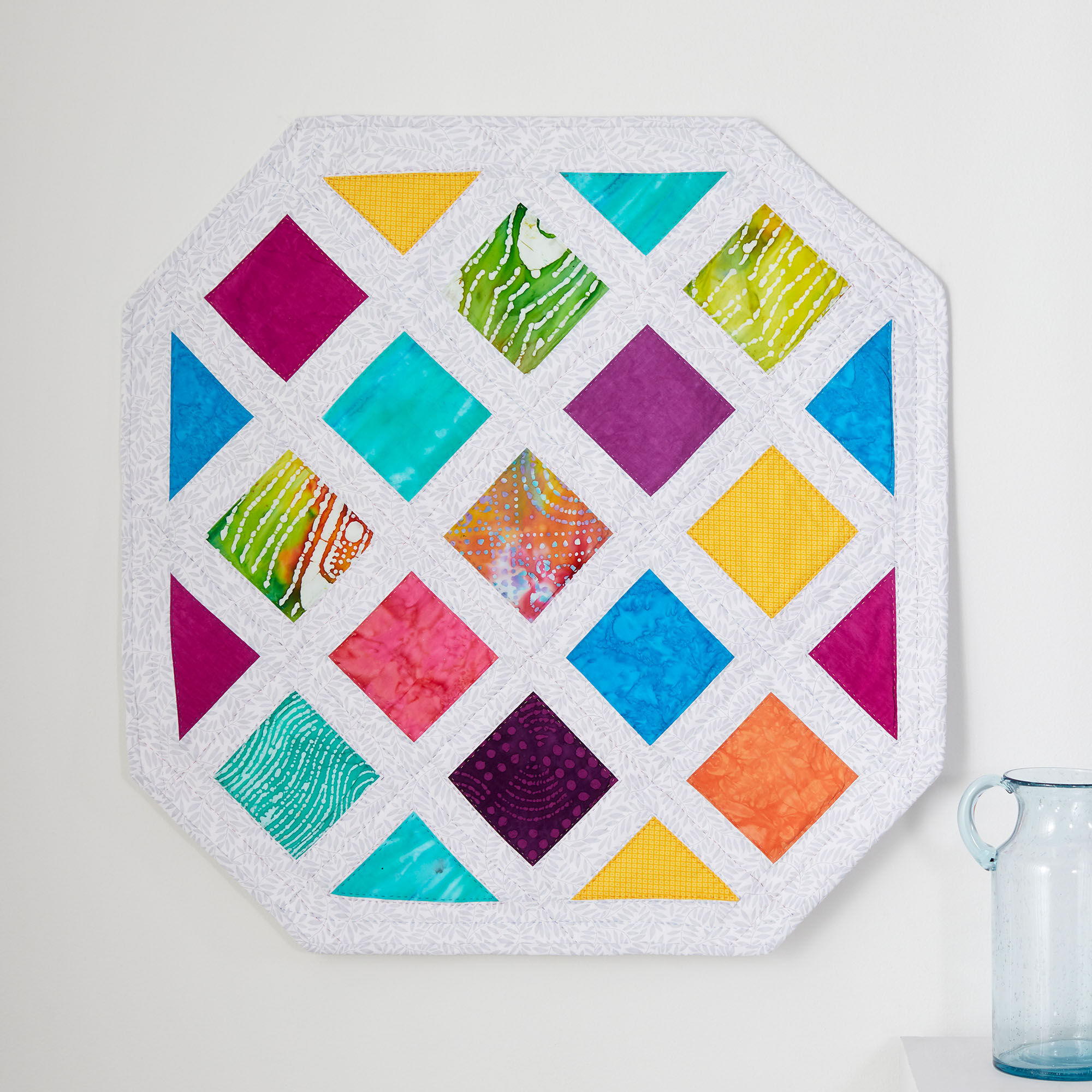 Modern Rainbow Quilt | FaveQuilts.com