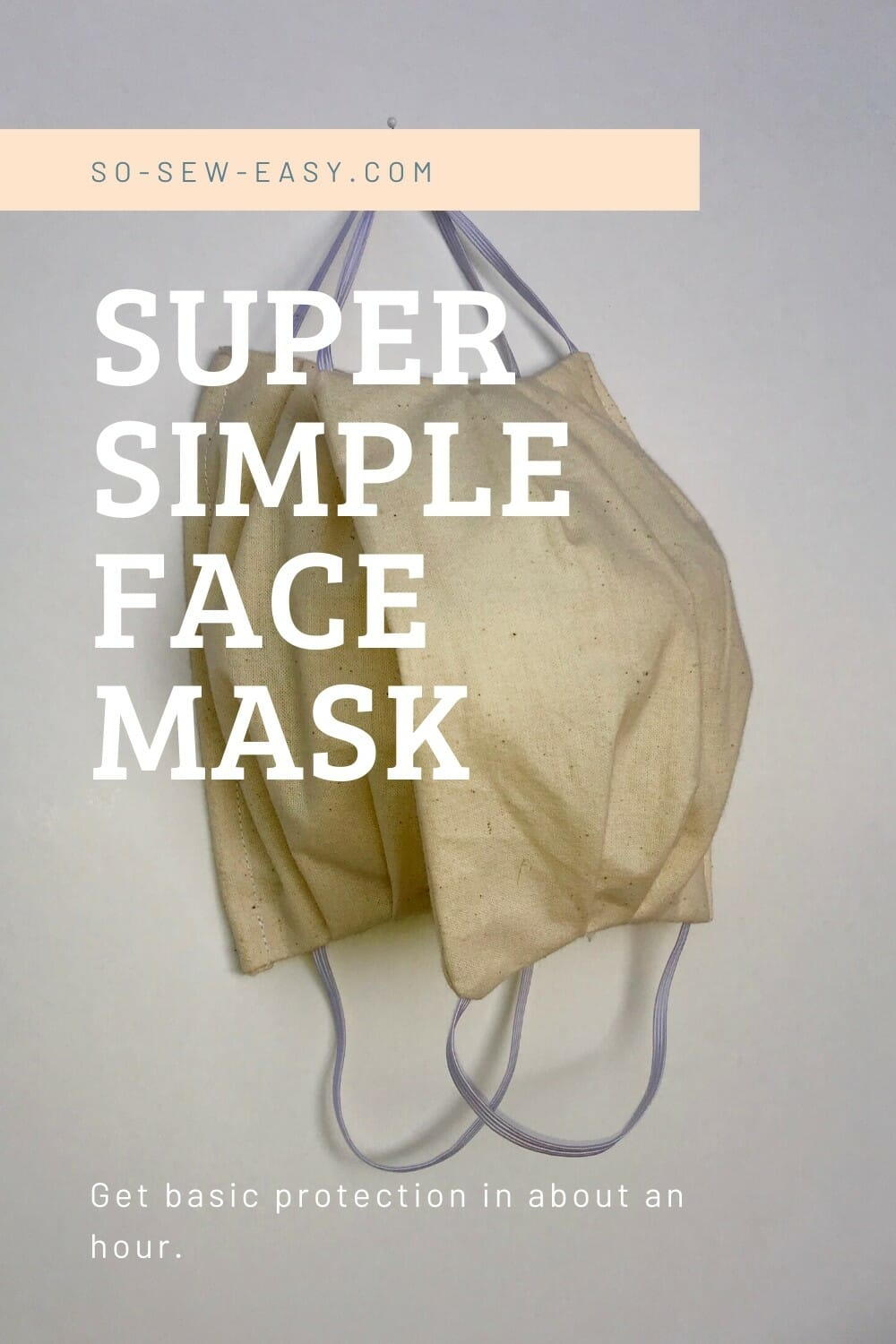 Super Simple Face Mask Pattern For Adults And Kids | FaveCrafts.com