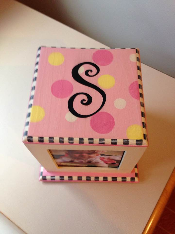 Personalized Baby Memory Cube | FaveCrafts.com