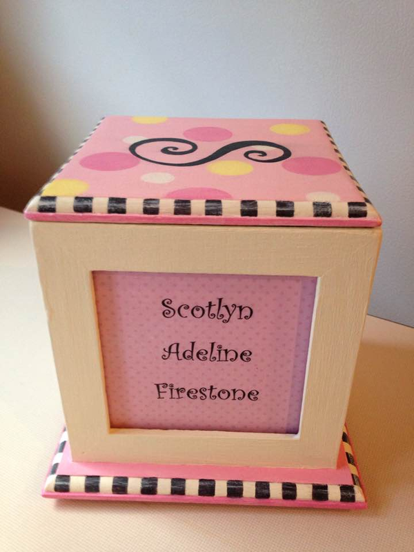 Personalized Baby Memory Cube | FaveCrafts.com