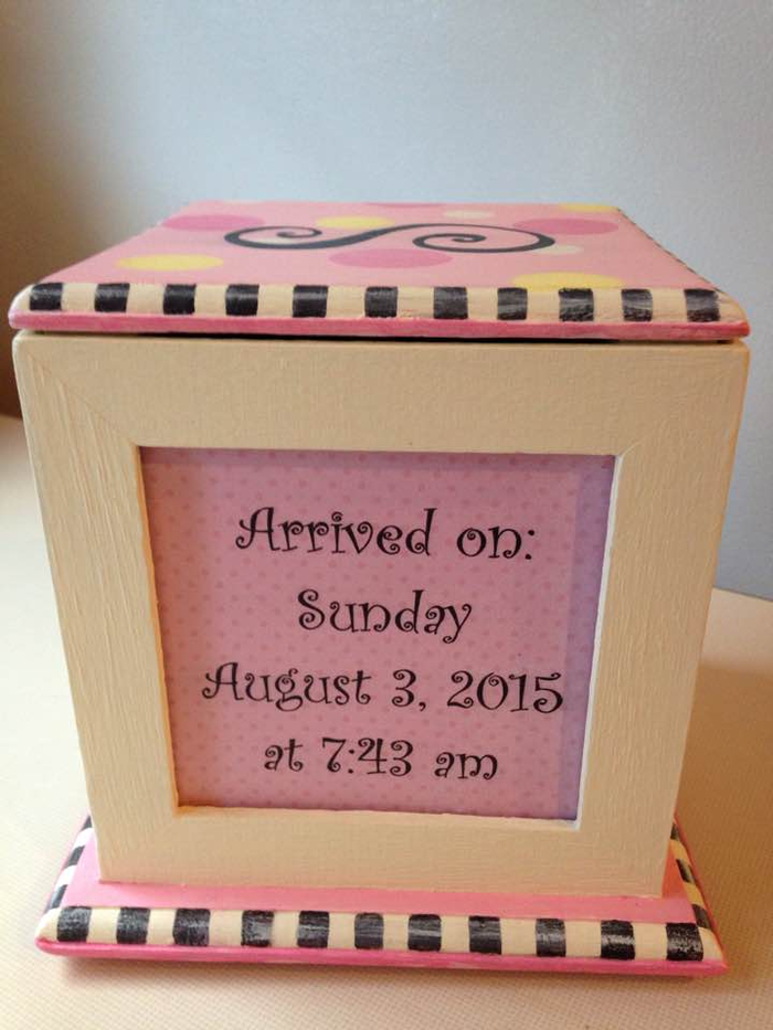 Personalized Baby Memory Cube | FaveCrafts.com
