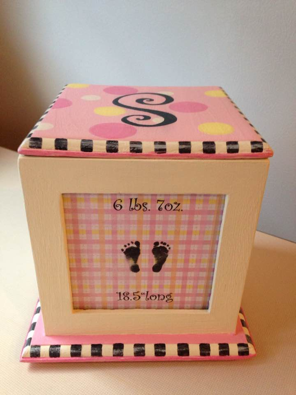 Personalized Baby Memory Cube | FaveCrafts.com