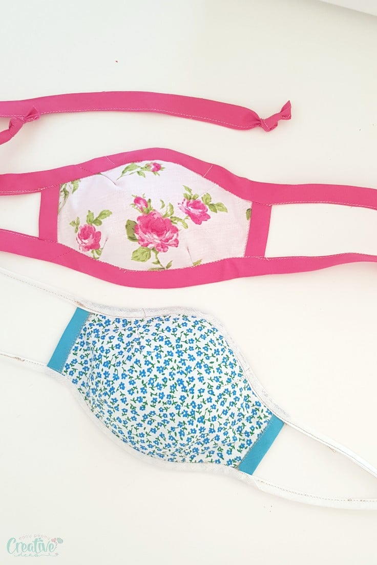 Fabric Face Mask | DIYIdeaCenter.com