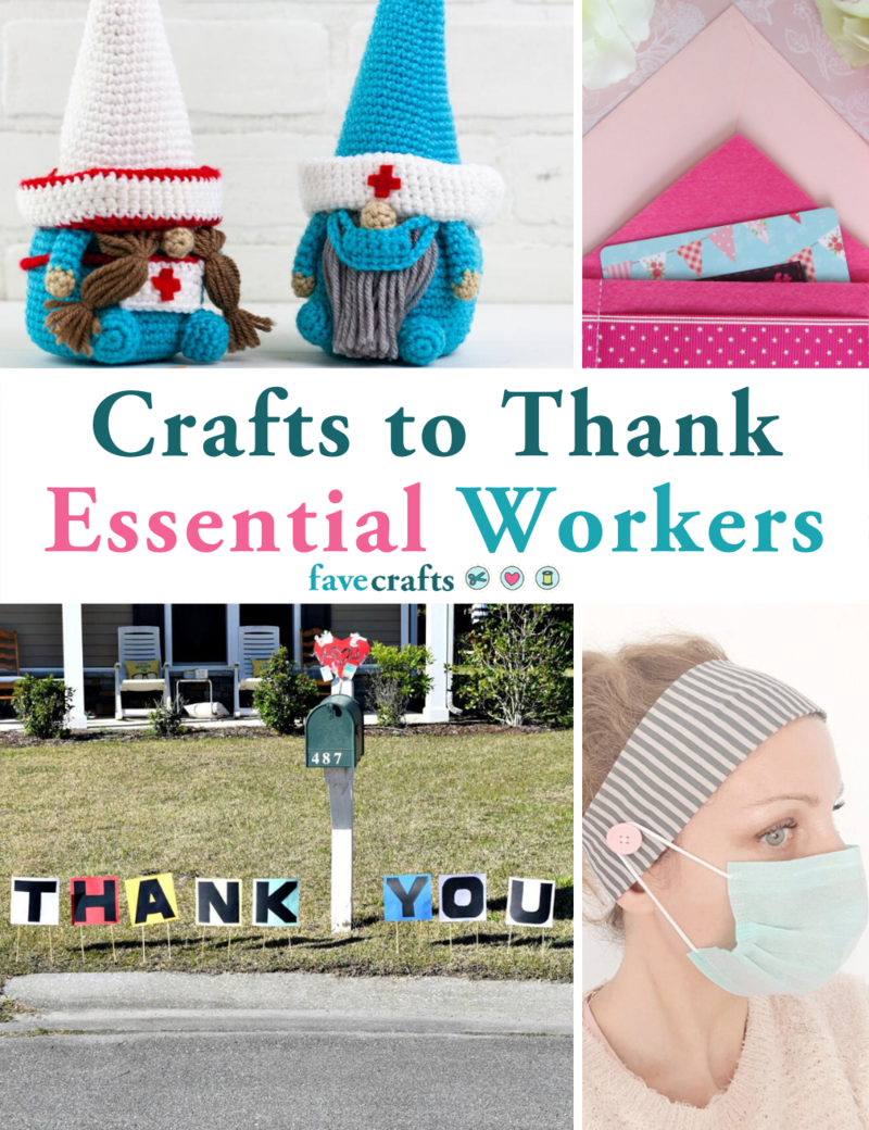25 Crafts to Thank Essential Workers | FaveCrafts.com