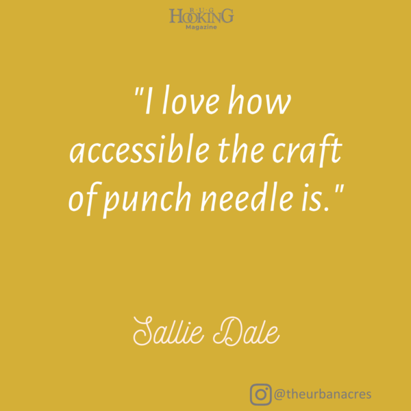 Punch Needle Artist: Sallie Dale from The Urban Acres ...