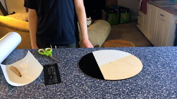 Diy Modern Clock | DIYIdeaCenter.com