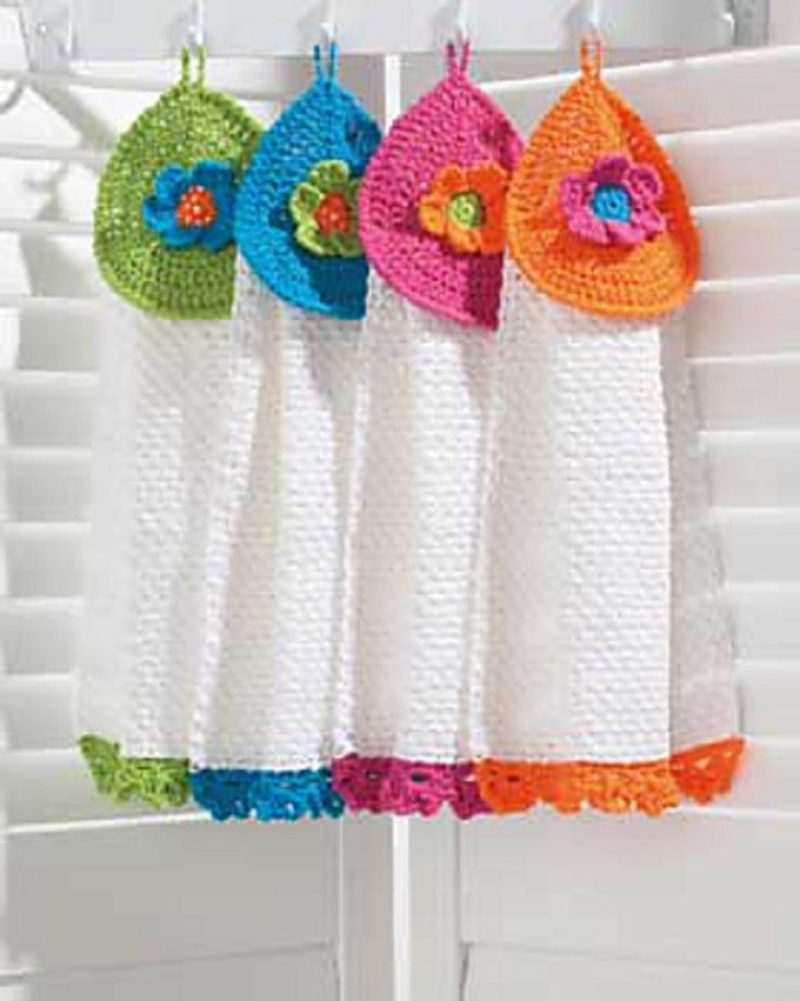 Flower Tea Towels | FaveCrafts.com