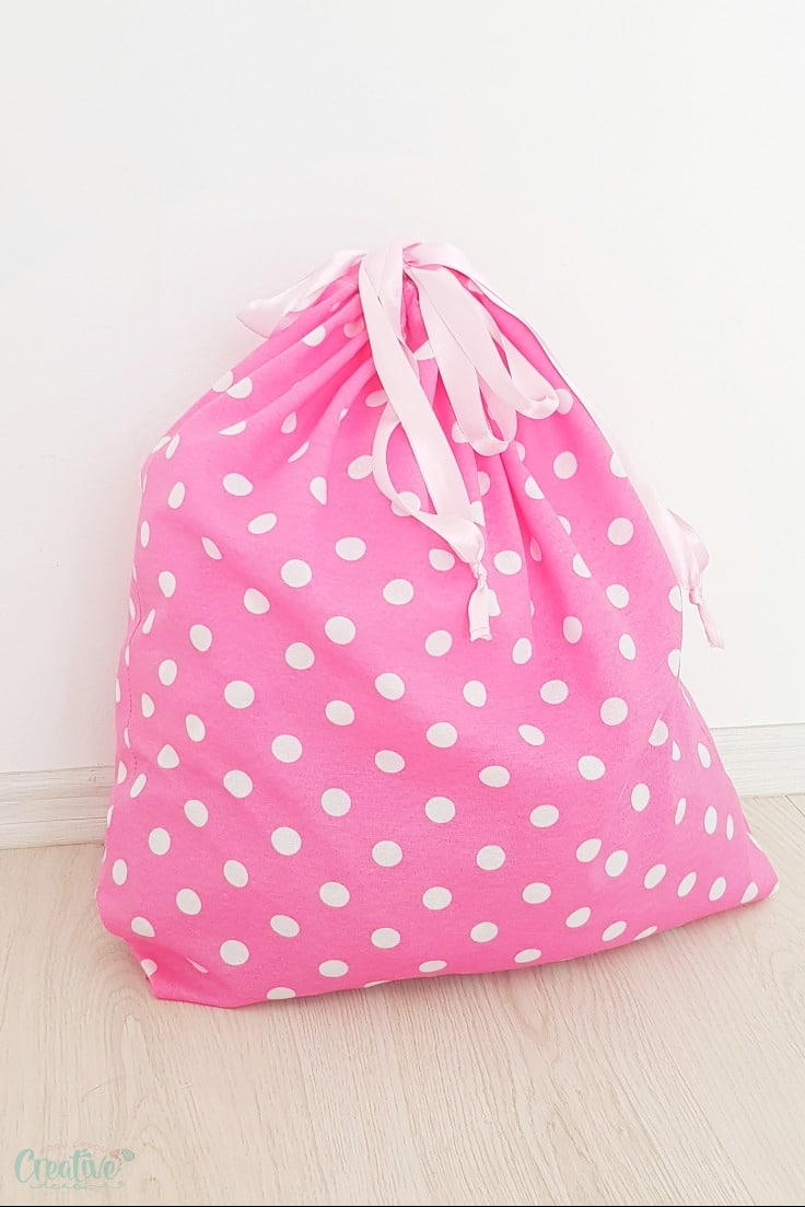 DIY Drawstring Laundry Bag | AllFreeSewing.com