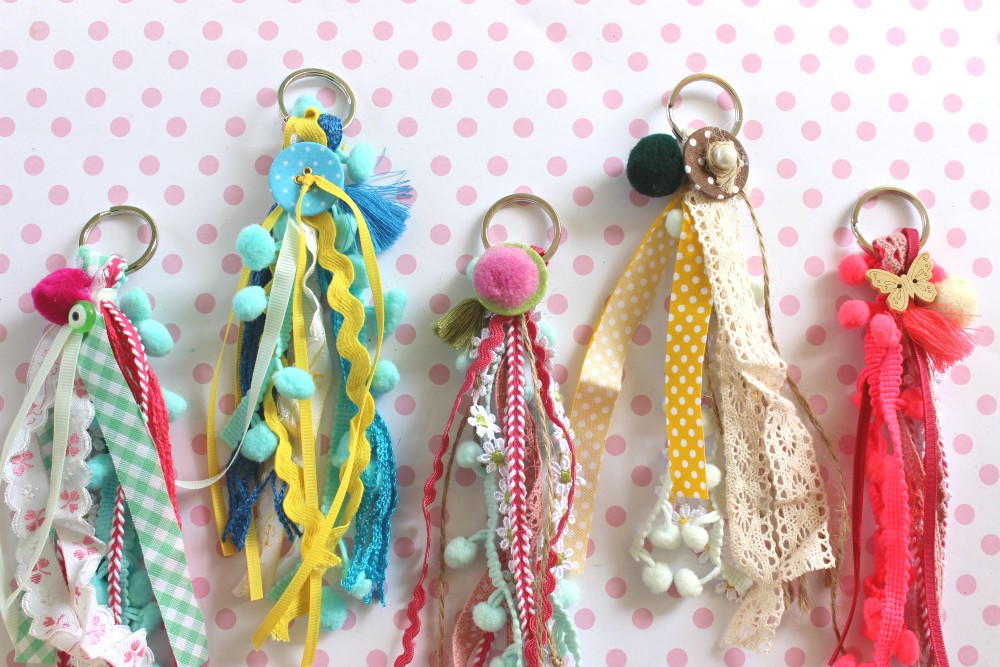 Fabric Scraps Keyholders | AllFreeHolidayCrafts.com