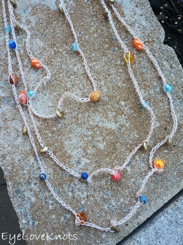 Just Peachy Layered Chain Necklace | AllFreeJewelryMaking.com