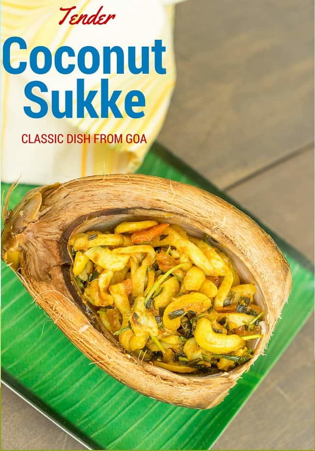 Tender Coconut And Cashewnut Sukke | FaveHealthyRecipes.com