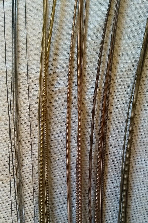 Upcycled Lily Sculpture Made From Used Guitar Strings | FaveCrafts.com