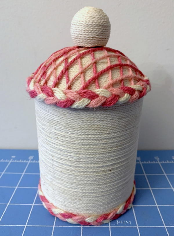 Twine Wrapped Tin Can And Top Diy | FaveCrafts.com