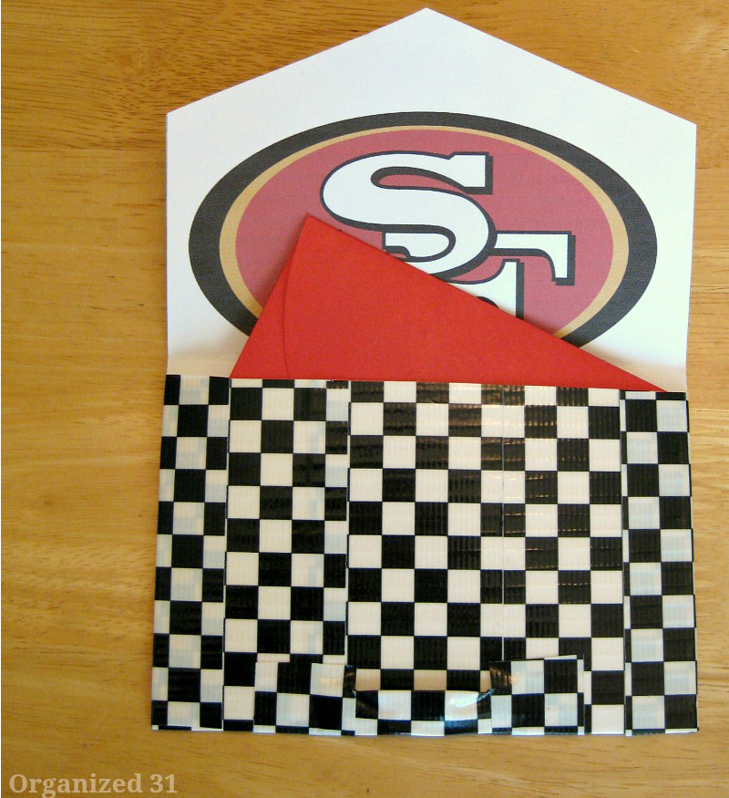 Diy Football Fan Gift Envelope | AllFreePaperCrafts.com