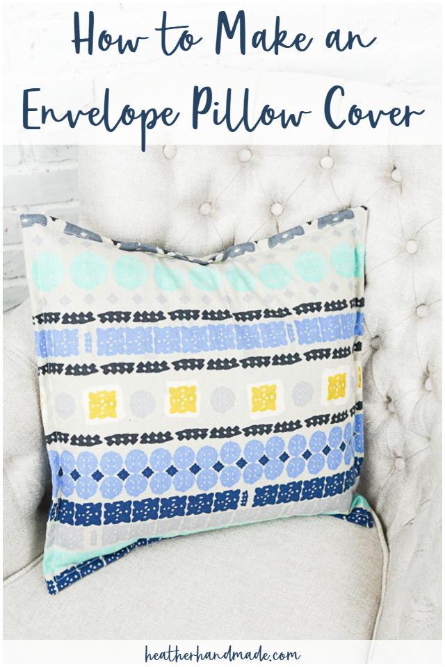 How To Make An Envelope Pillow Cover | AllFreeSewing.com