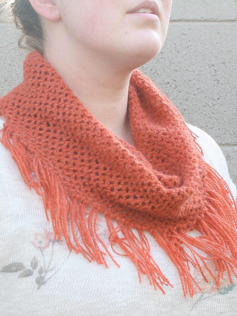 Spring Fine Mesh Cowl | FaveCrafts.com