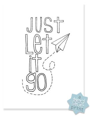 Printable Let it Go Coloring Page | FaveCrafts.com