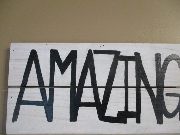 Painted "Amazing Grace" Sign | FaveCrafts.com