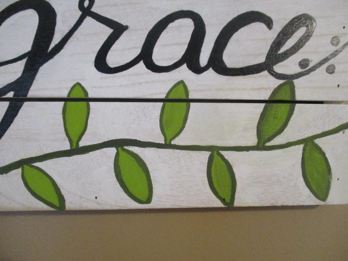 Painted "Amazing Grace" Sign | FaveCrafts.com