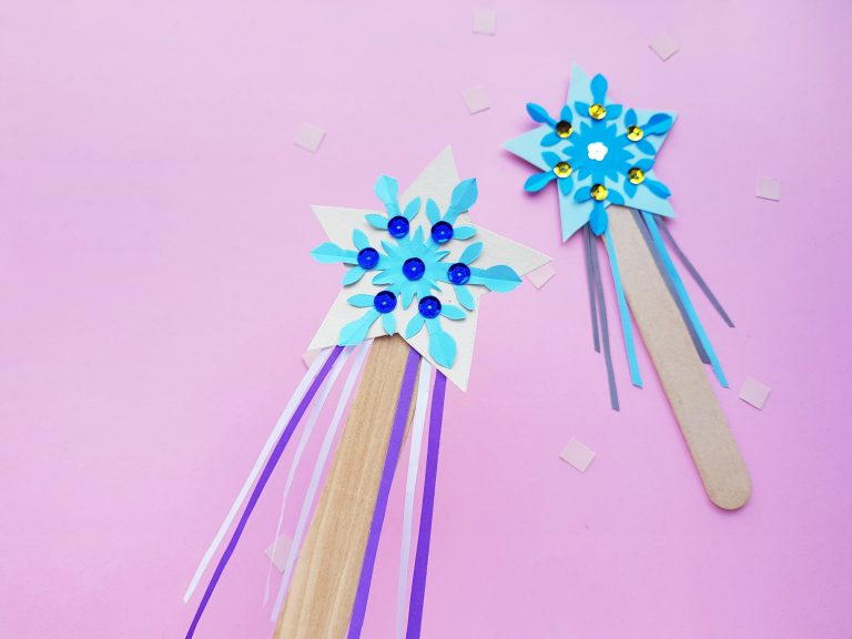 Frozen Inspired Magic Wand | AllFreeKidsCrafts.com