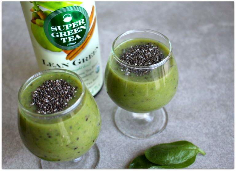Lean Green Tropical Smoothie | FaveHealthyRecipes.com