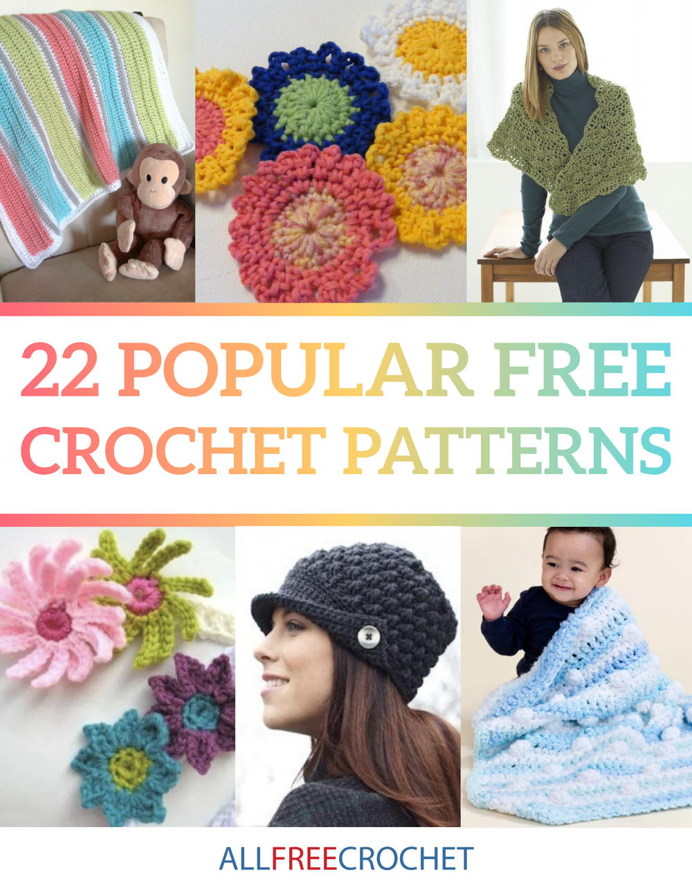 22 Popular Free Crochet Patterns eBook | AllFreeCrochet.com