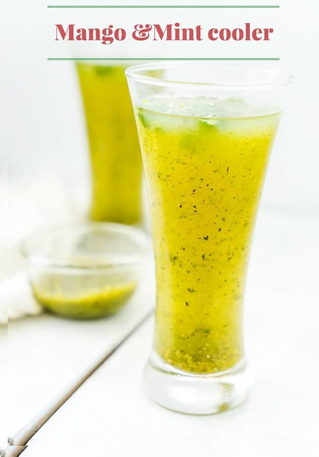 Green Mango Mint Cooler | RecipeLion.com