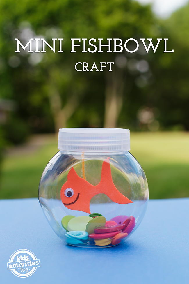 Mini Fishbowl Craft For Kids | AllFreeKidsCrafts.com