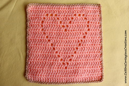 Heart Shape Filet Square | AllFreeCrochet.com