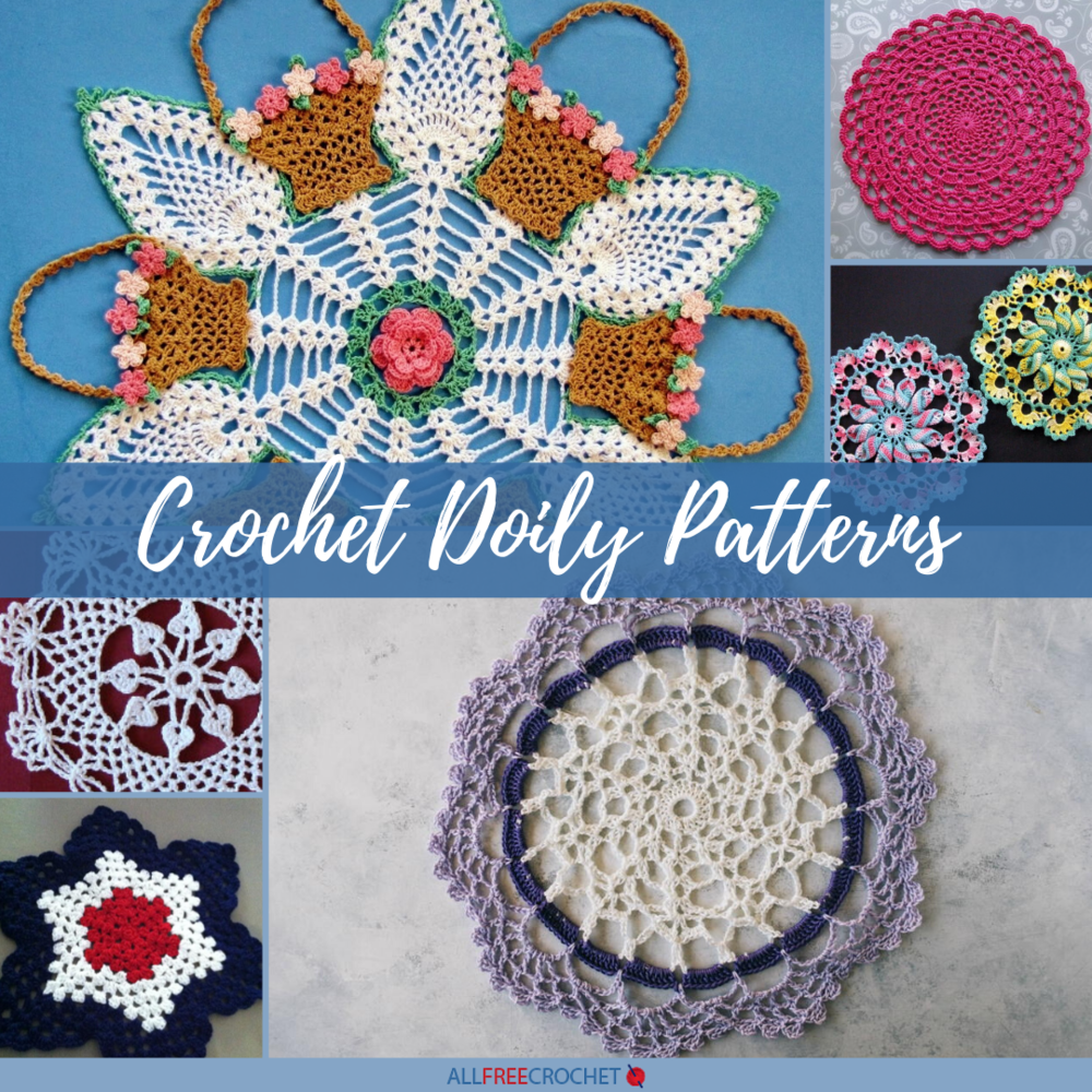 Stacked Shells Mini-Doily | AllFreeCrochet.com